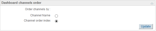 Dashboard Channels Order | Volicon 7.2 Admin Guide | SnapStream