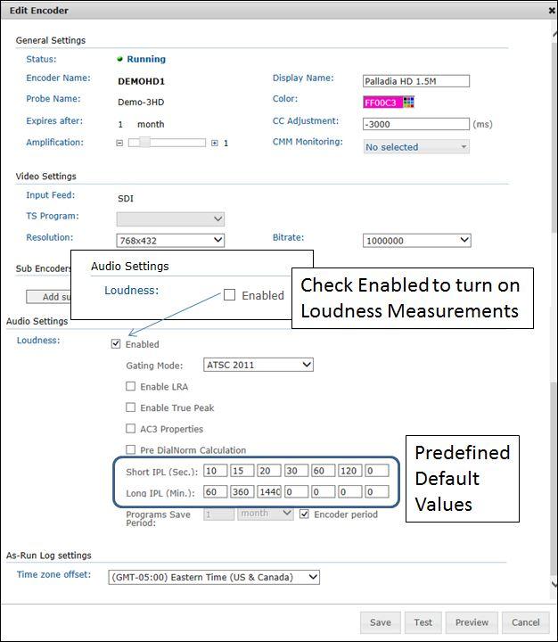 Central Configuration | Volicon 7.2 Admin Guide | SnapStream