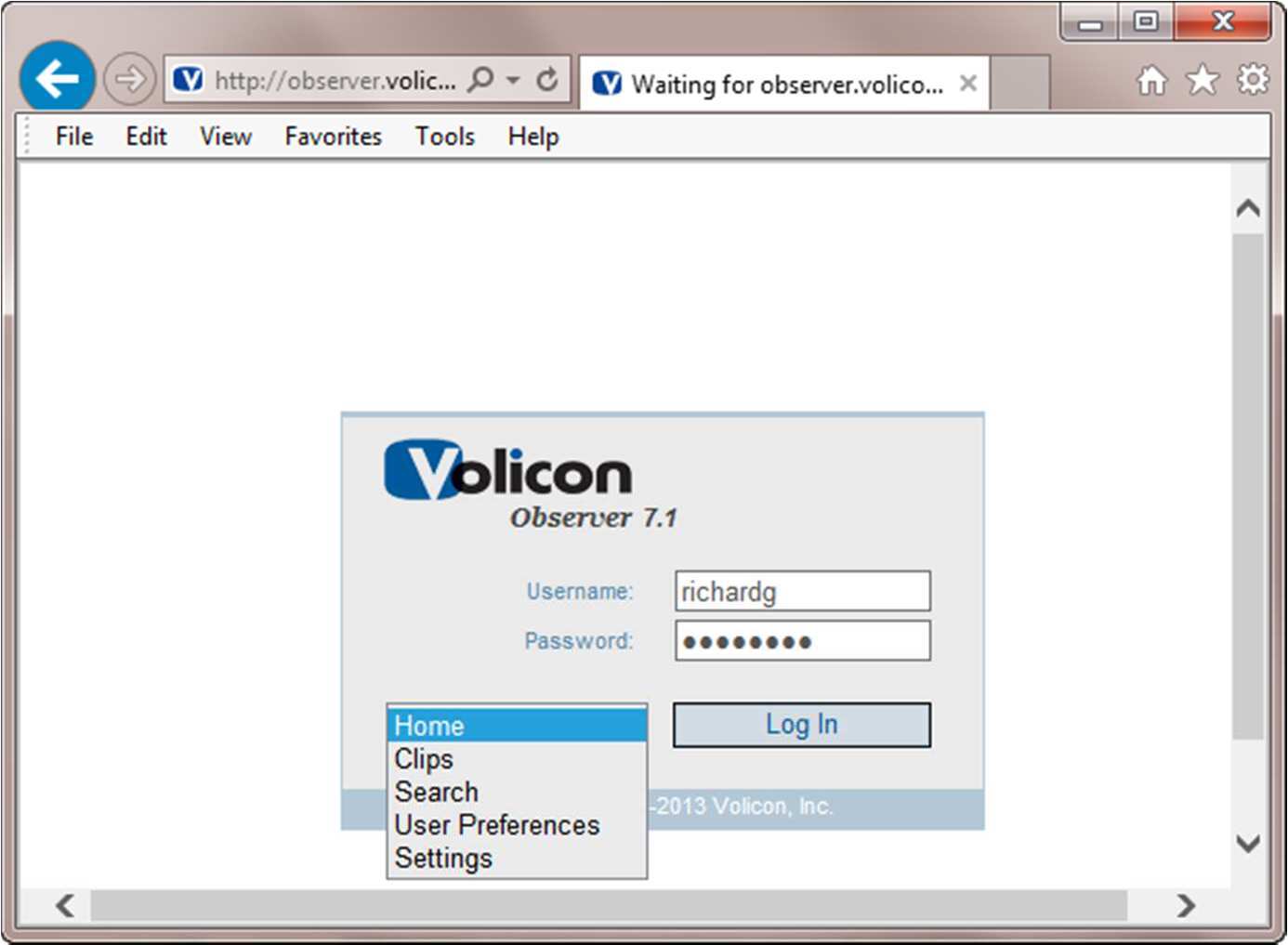 Setting Up the Observer Client | Volicon 7.2 Quick Start Guide | SnapStream