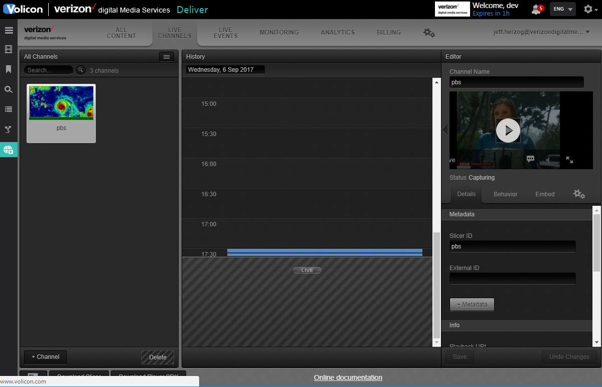 New Features in v8.2 QB1 | Volicon 8.2 Release Notes | SnapStream